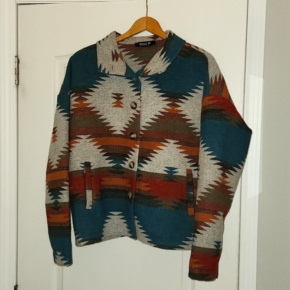 blue B | Jackets & Coats | Vintage Western Jacket | Poshmark